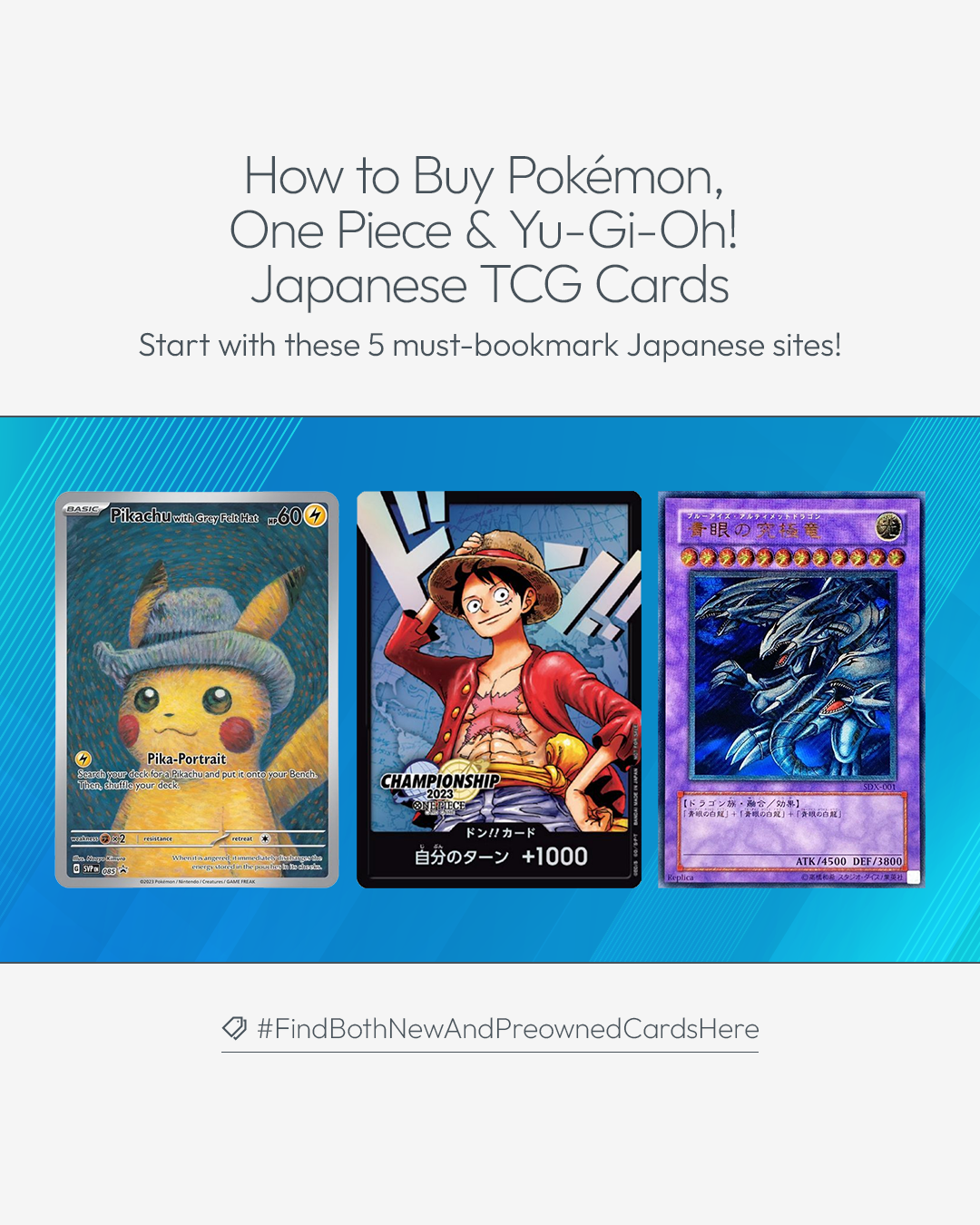 Expand Your TCG Collection! Score Rare Cards from Japan’s Top Trading Card Stores | Buyee Blog